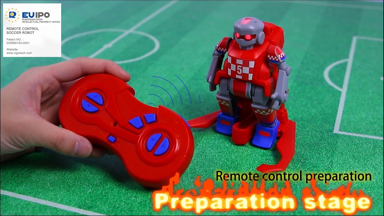 2.4G Remote Control Soccer Robot Game Football Game Robot Toys - YouTube