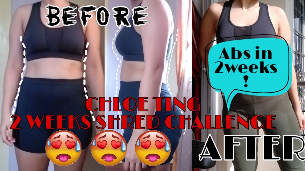 I TRIED #CHLOETING 2 WEEKS SHRED CHALLENGE (ABS IN 2 WEEKS?) | REAL ...