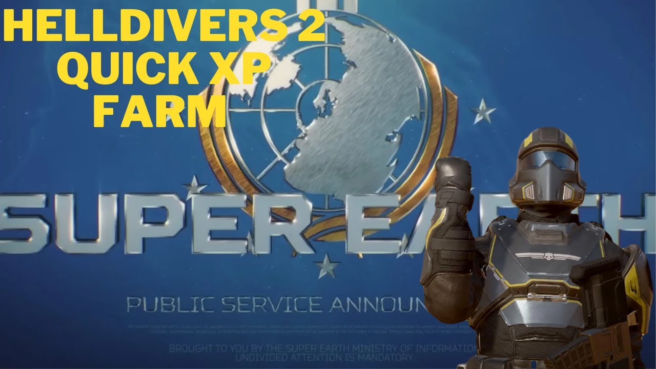 Helldivers 2 XP farm Quick leveling to 20 - YouTube
