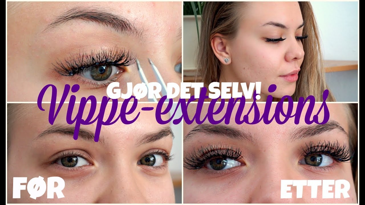 DIY: VIPPE-EXTENSIONS HJEMME - SLIK GJØR DU ♡ | Victoria Alvik - YouTube