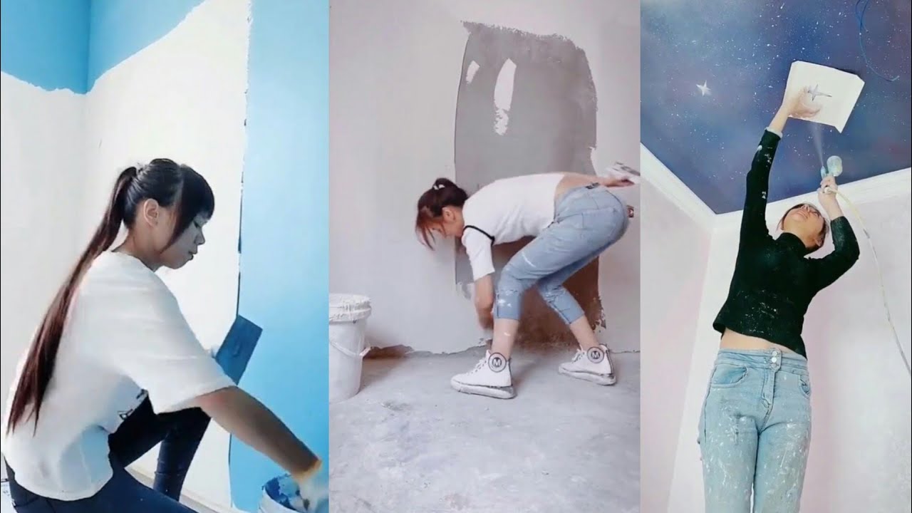 Young Girl With Great Tiling Skills-ultimate tiling skills part 3 - YouTube