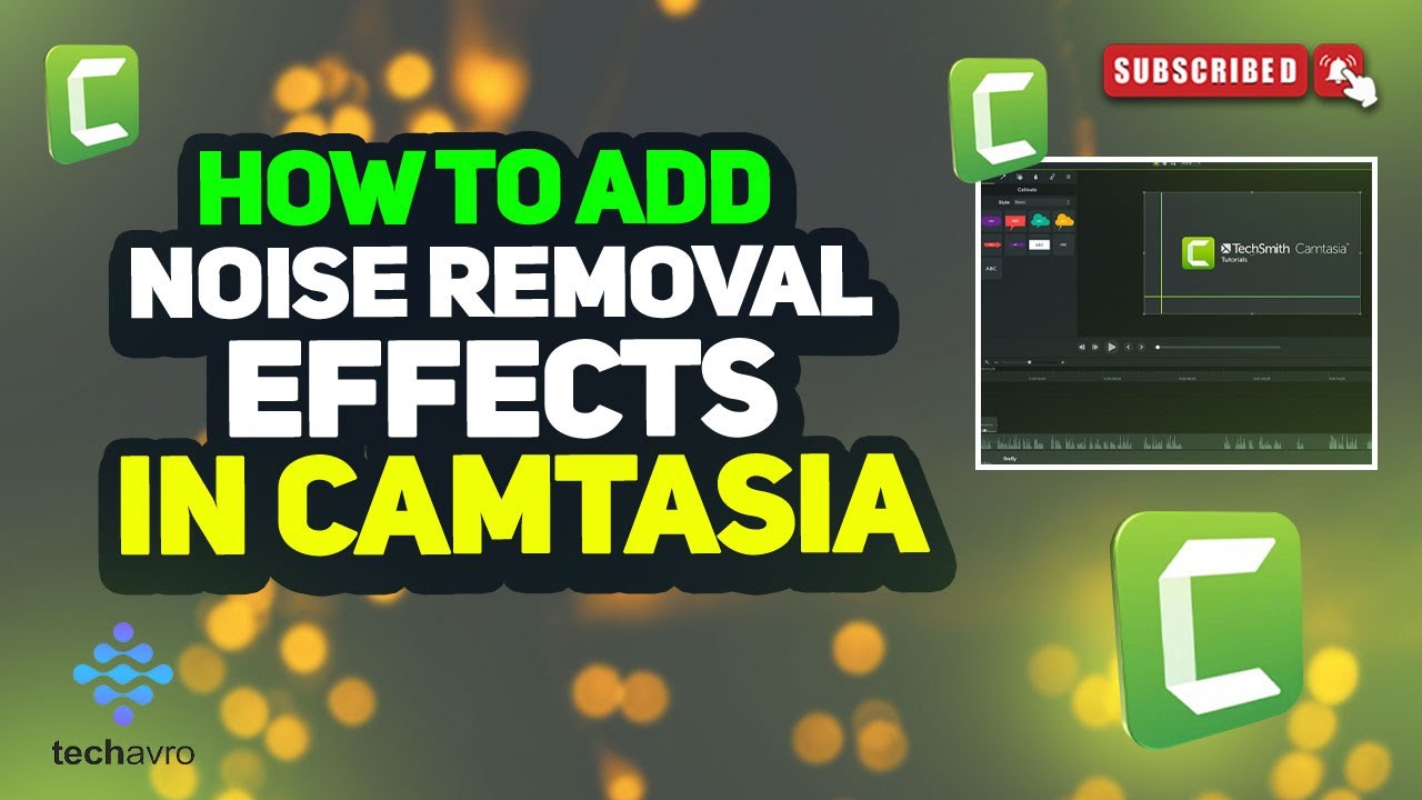 How to add noise removal effects in camtasia 2025 - YouTube