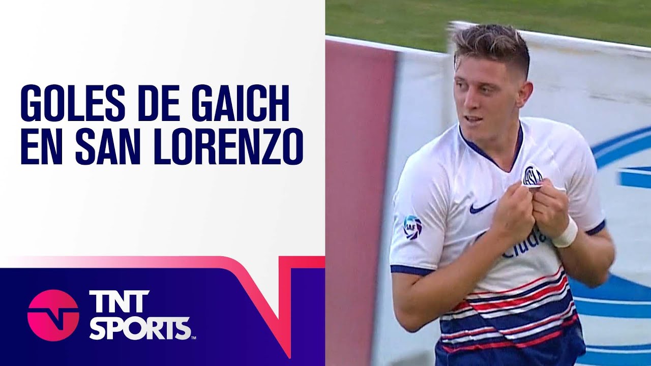 GOLES ⚽ de GAICH en San Lorenzo 🔵🔴 - YouTube
