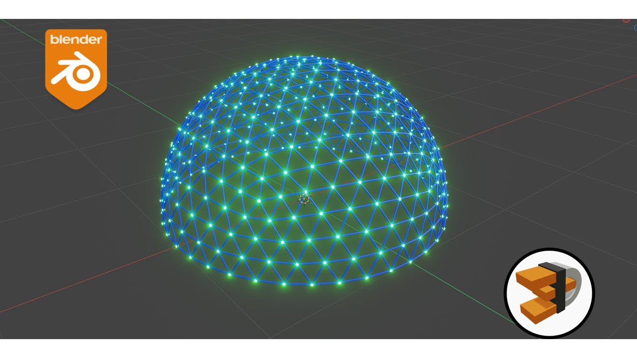 BLENDER DOMO ARAMADO GEOMETRY NODES - YouTube