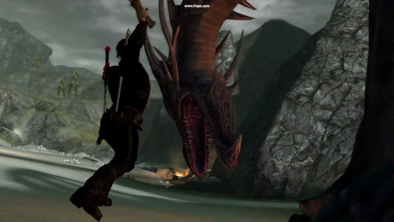 Slain Dragon cutscene - YouTube