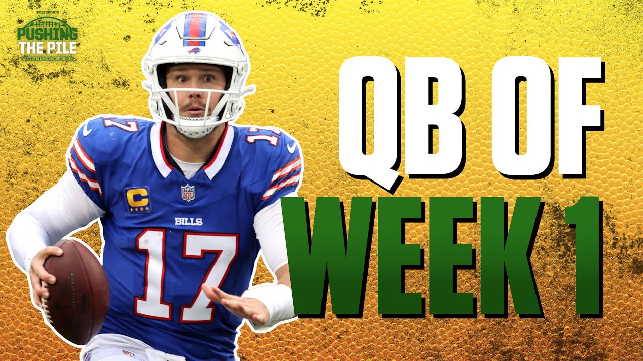 Josh Allen throwing the ball LESS means he's a better QB | QB of the ...