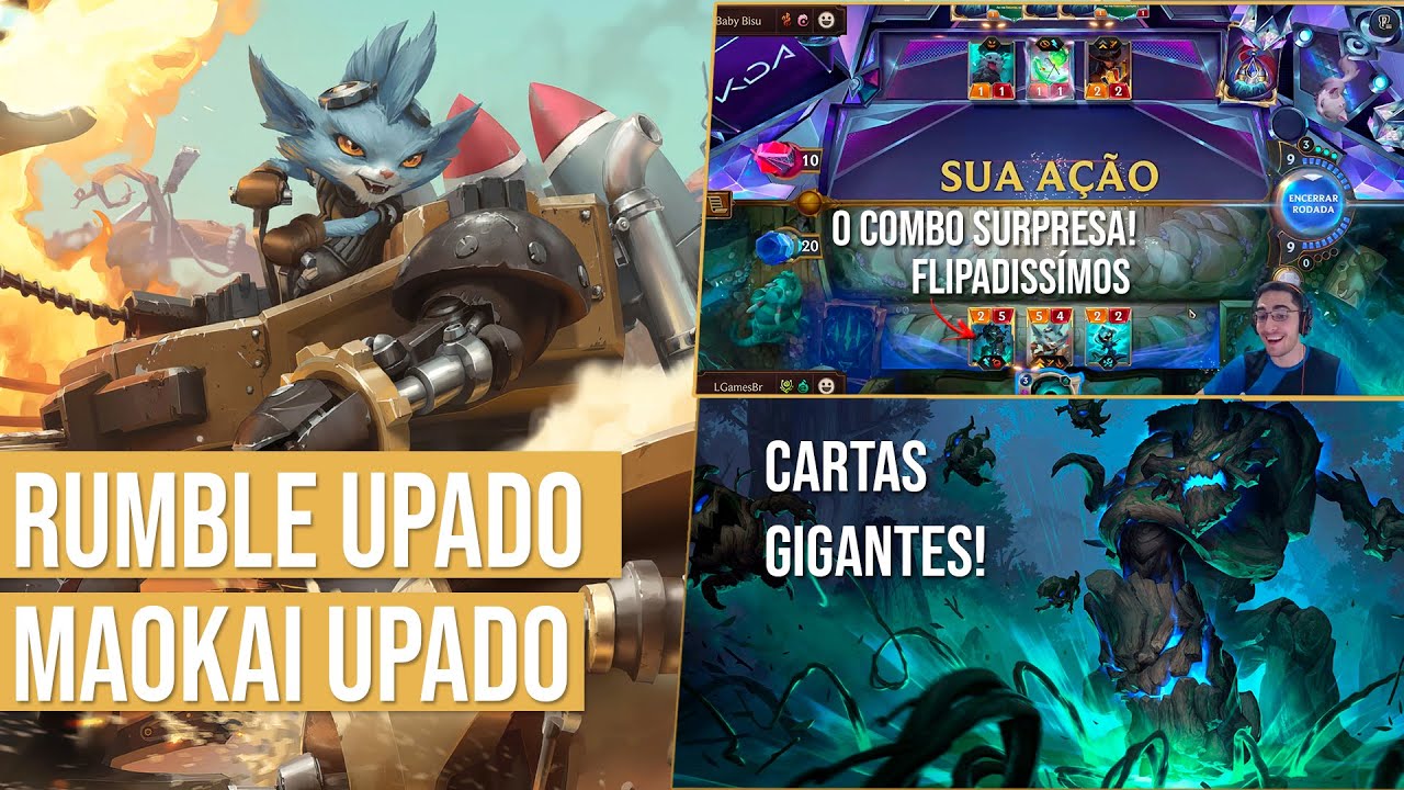 Maokai & Rumble DECKs DO SORTEIO | Legends Of Runeterra - YouTube
