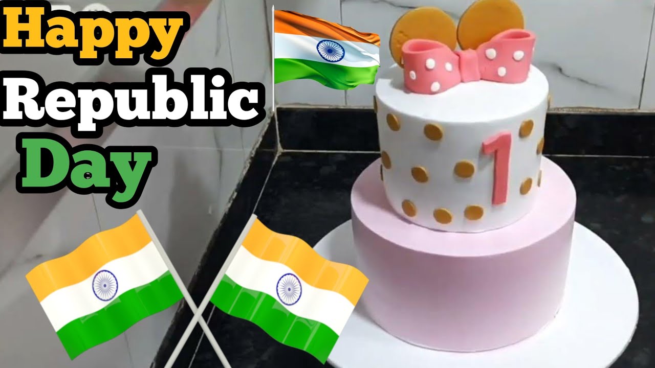 Happy Republic Day || Chocolate Mickey Mouse Theme Cake Decoration ...