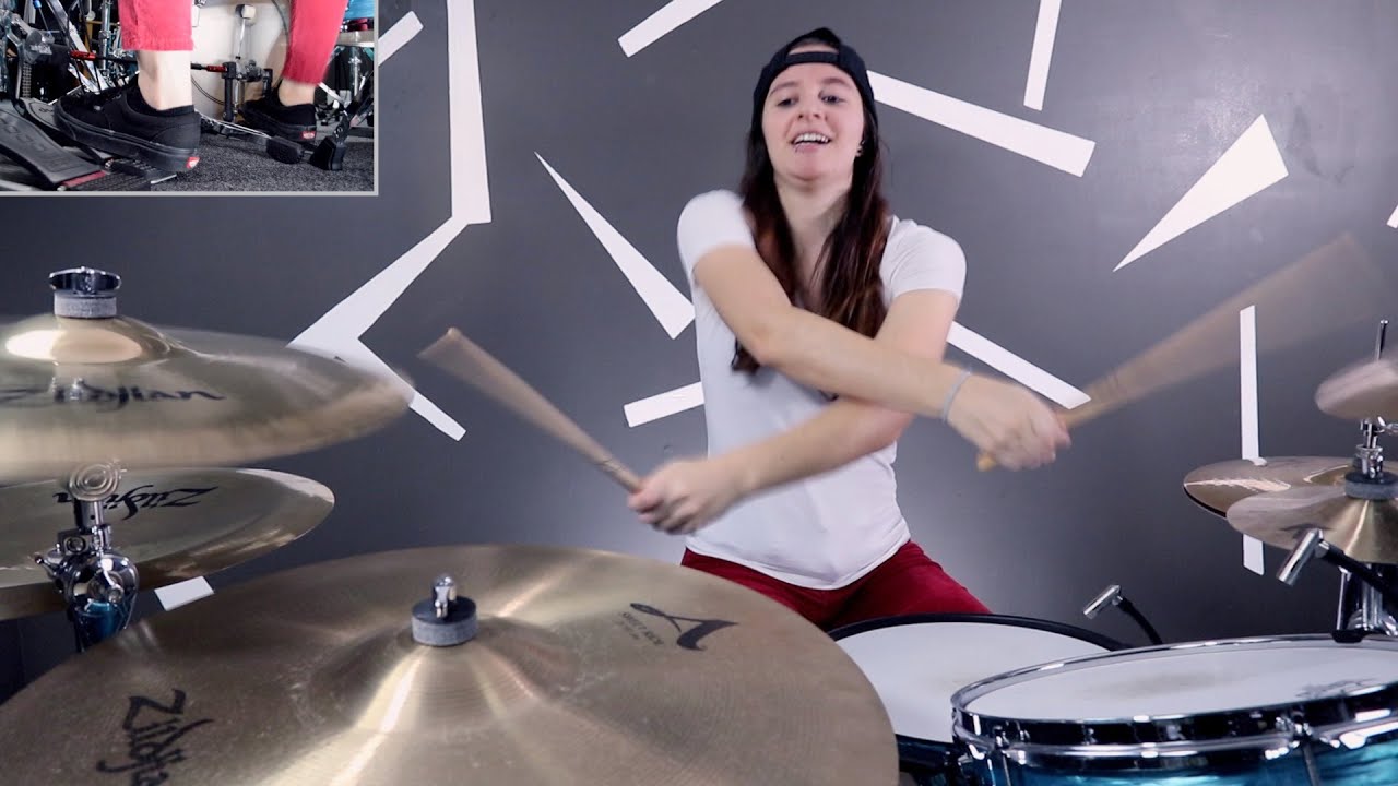 Christmas Goes METAL! Dance of the Sugar Plum Fairy - Drum Cover - YouTube