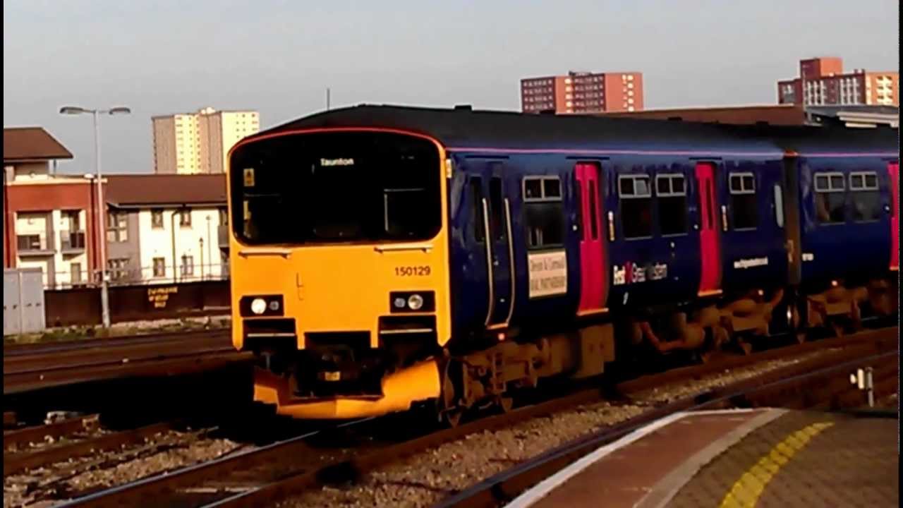First Great Western Class 150 129 "Devon and Cornwall rail partnership ...