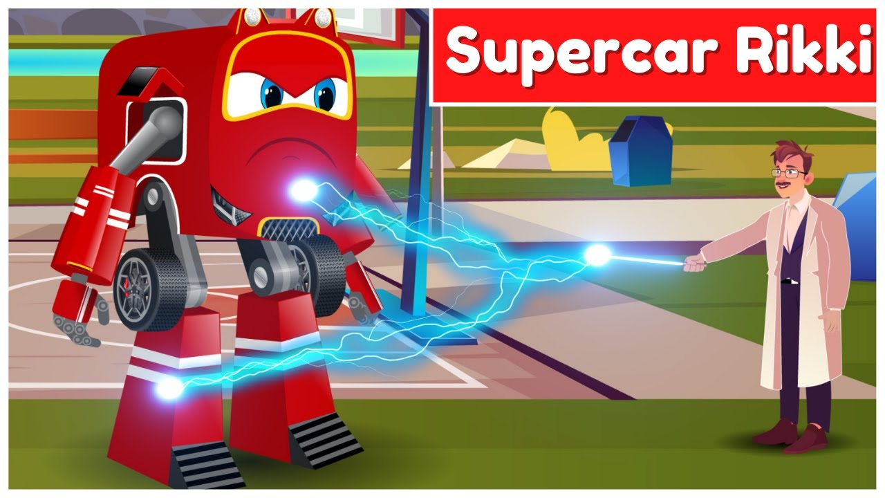 Supercar Rikki Stops the misuse of ElectroMagnetic Stick and saves the ...