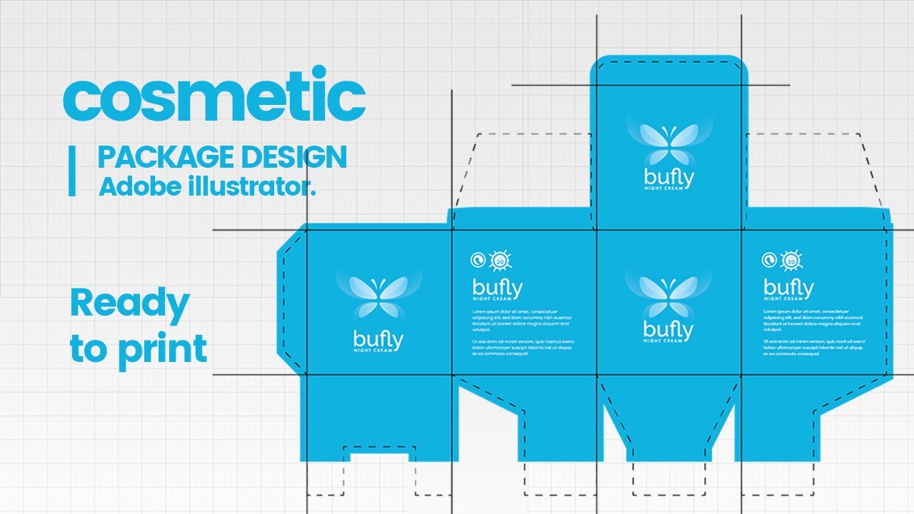 Buffly Package design ready to print tutorial - YouTube