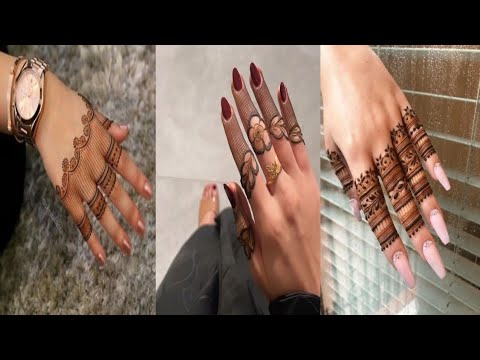 Finger mehndi designs 2024 /latest design 2024 /Beautiful ideas design ...