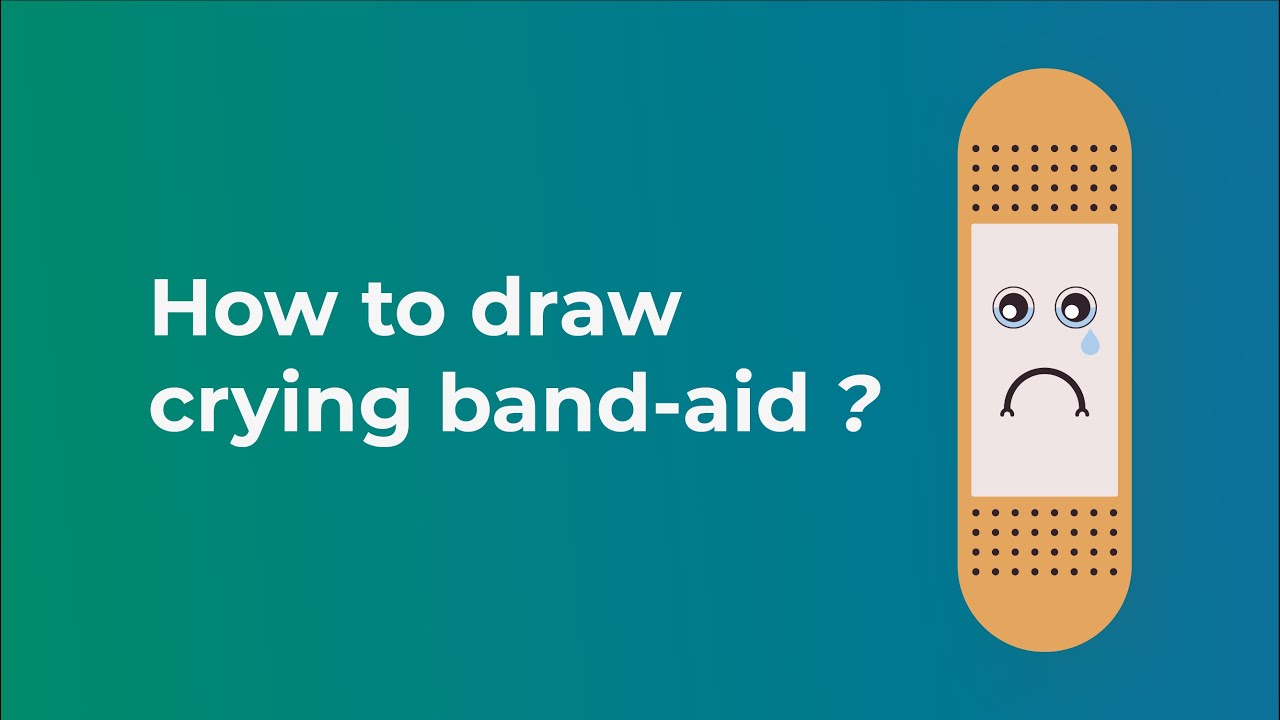 Crying Band Aid Design | ADOBE ILLUSTRATOR TUTORİAL - YouTube