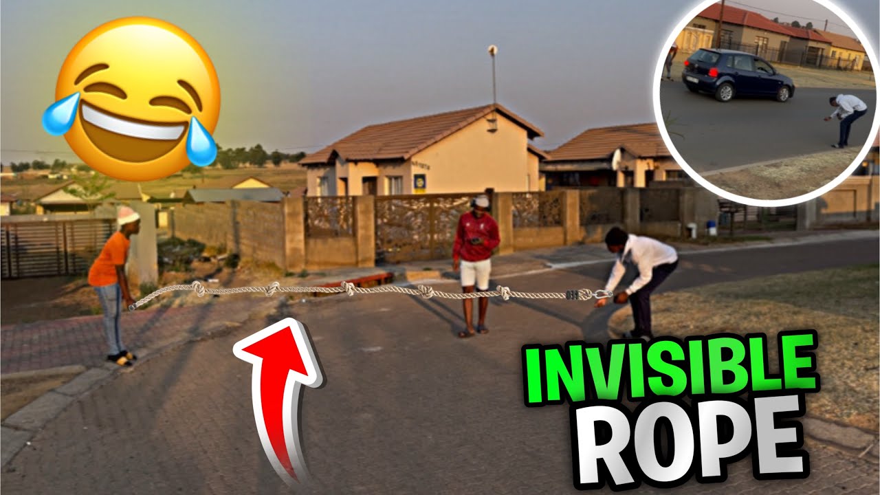 Invisible Rope Prank! 🤣 - YouTube