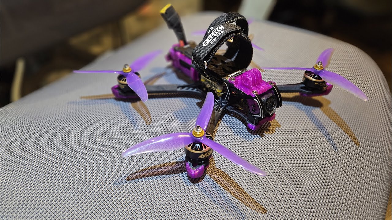 FIRST 5 inch X frame FPV flight - Custom GepRC Mark 5! - YouTube