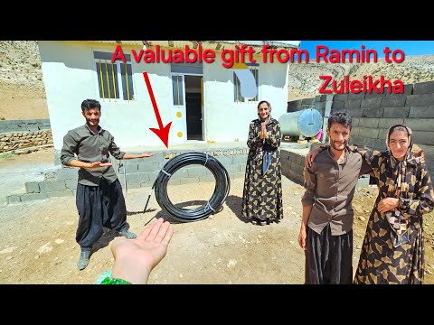 😍 Ramin and Zuleikha meet again; this time with a valuable donation for water supply