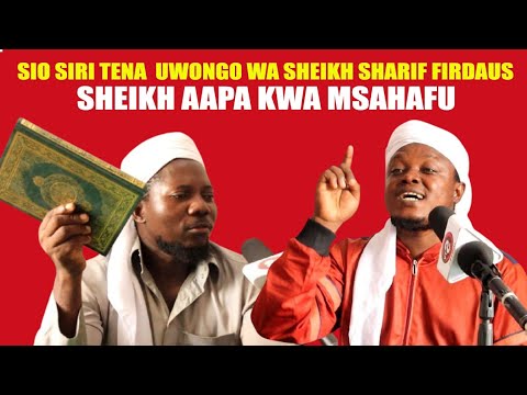 Sio siri tena Sheikh aapa kwa Msahafu // Siri yafichuka uwongo wa ...
