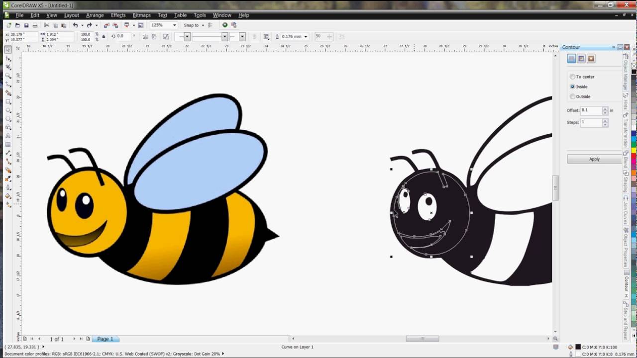 COREL003 Converting A Color BMP To Vector For Laser Engraving YouTube COREL003 Converting A Color BMP To Vector For Laser Engraving YouTube