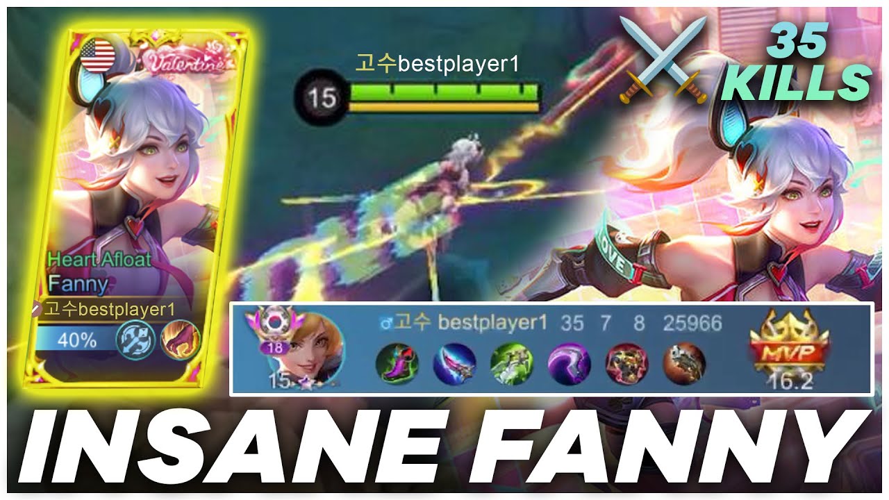 CRAZIEST Fanny game I've ever played in RANKED (35 KILLS) - Mobile ...
