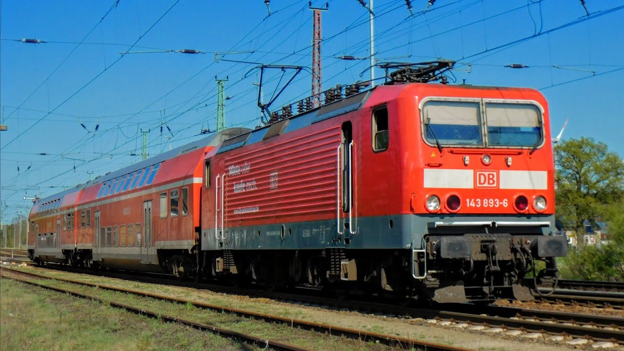 Mit 143 893 "Miete oder kaufe mich" auf der RB43 unterwegs - YouTube
