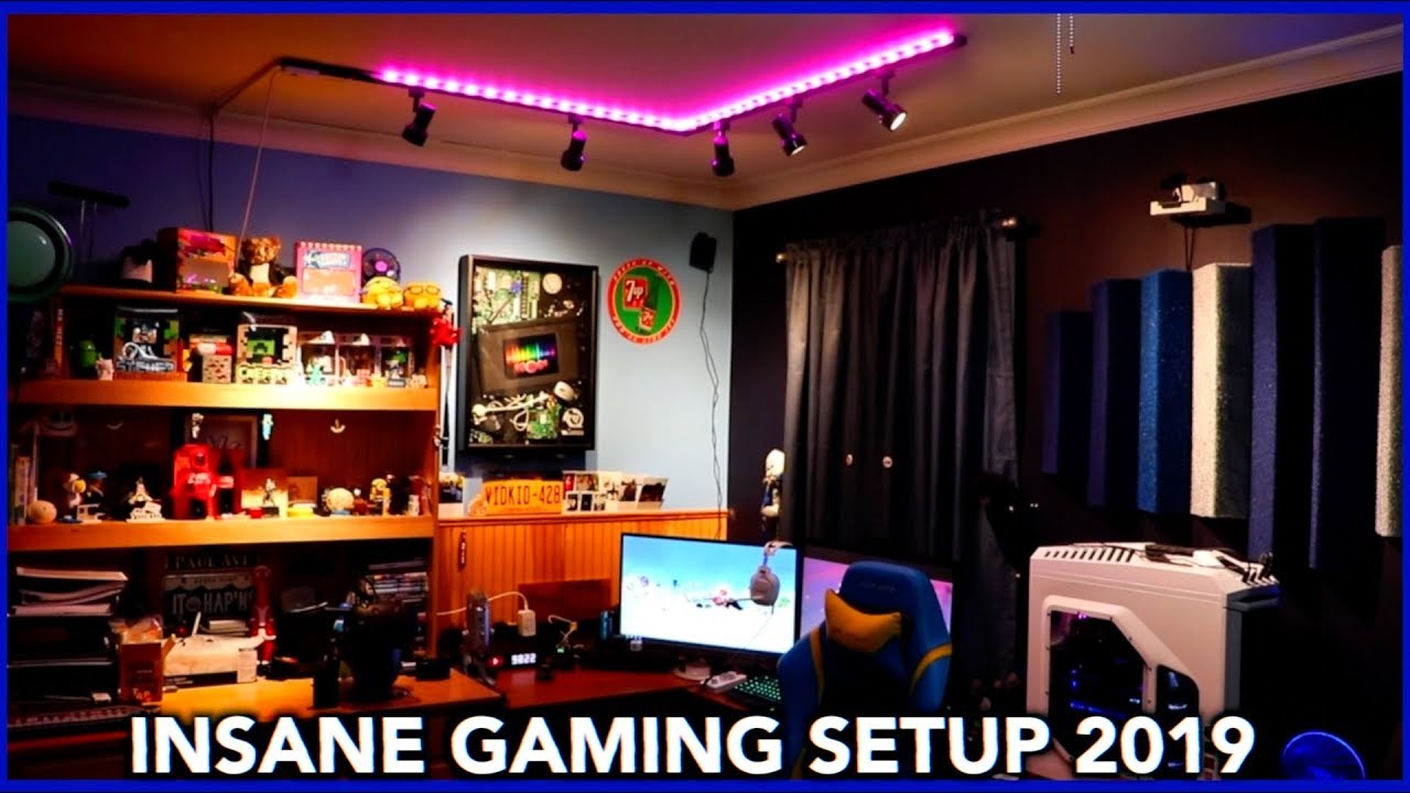 Insane Gaming Setup 2019 -Vidkid428- - YouTube