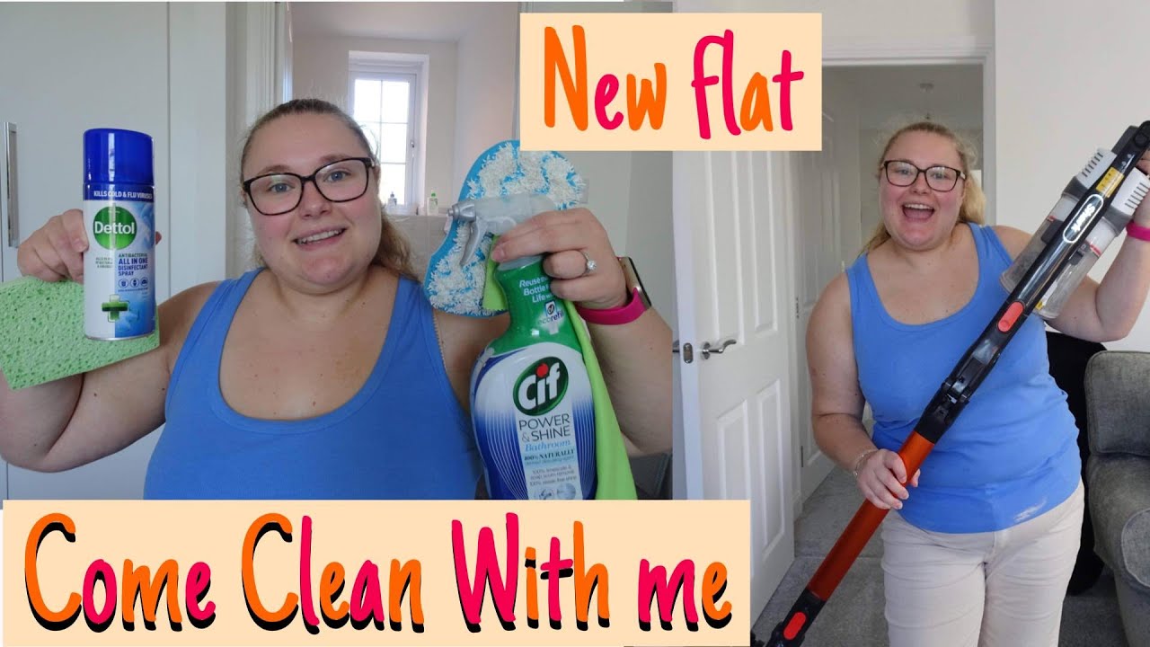 COME CLEAN WITH ME | NEW FLAT CLEAN | Emily Deacon - YouTube