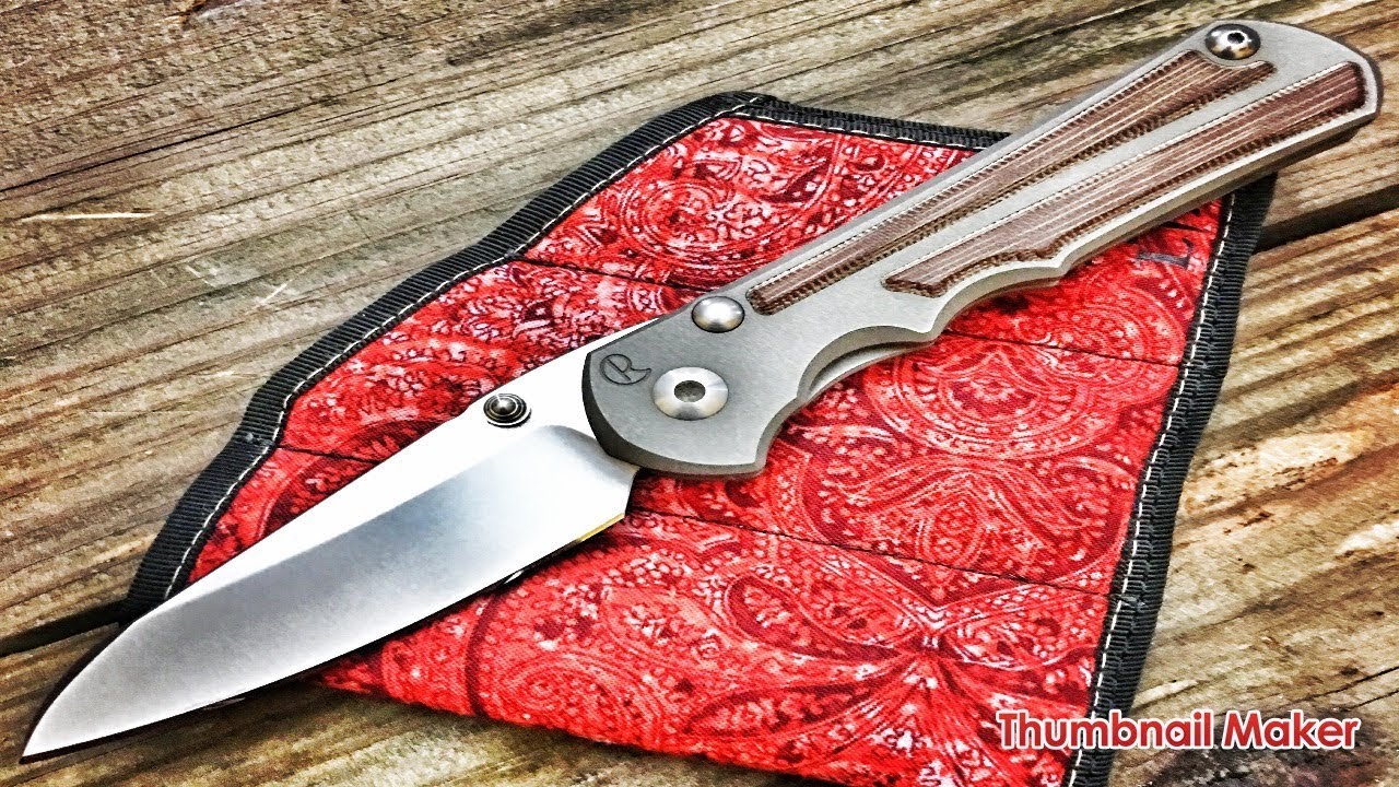 CRK Large Insingo Inkosi with Natural Linen Micarta - YouTube