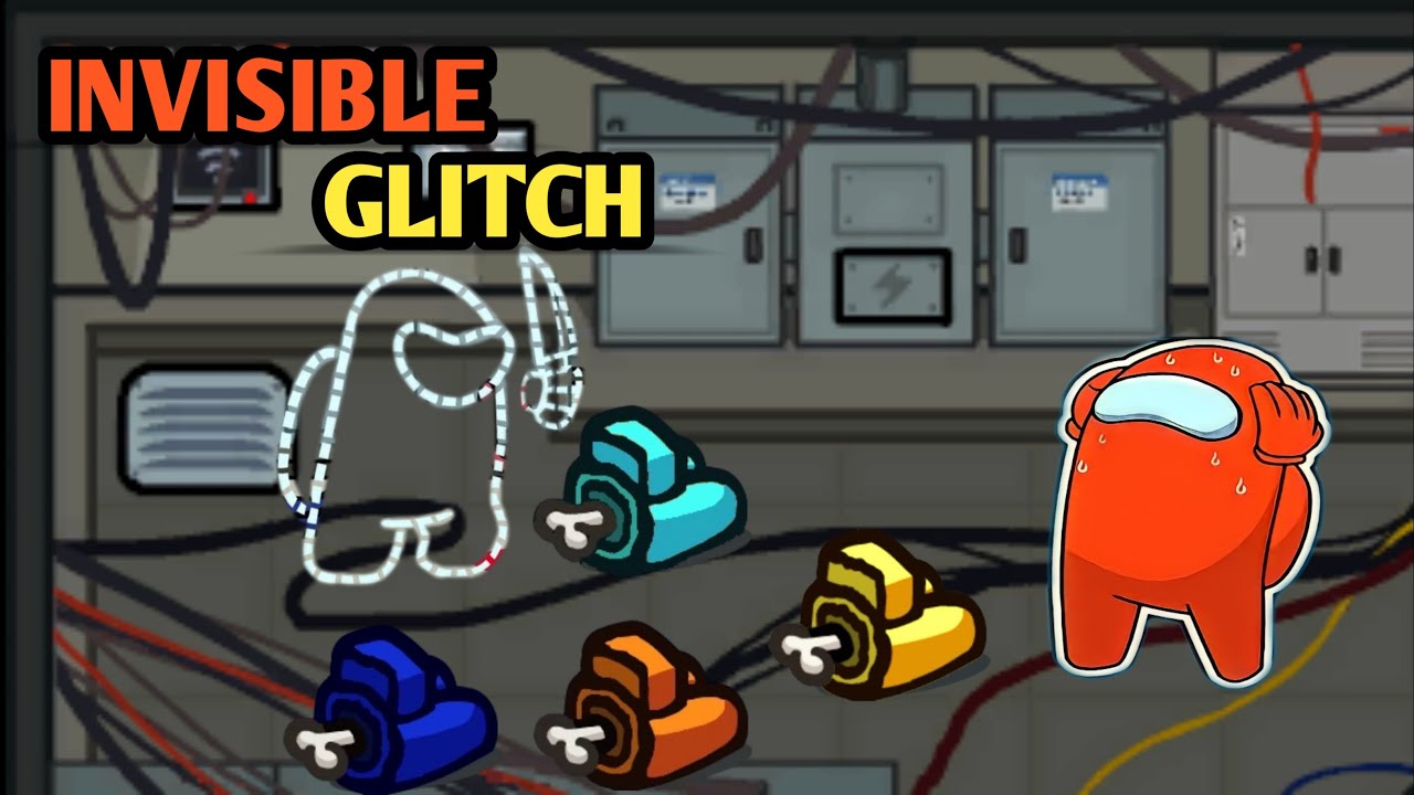*INVISIBLE GLITCH* in among us - among us new update new glitch - YouTube