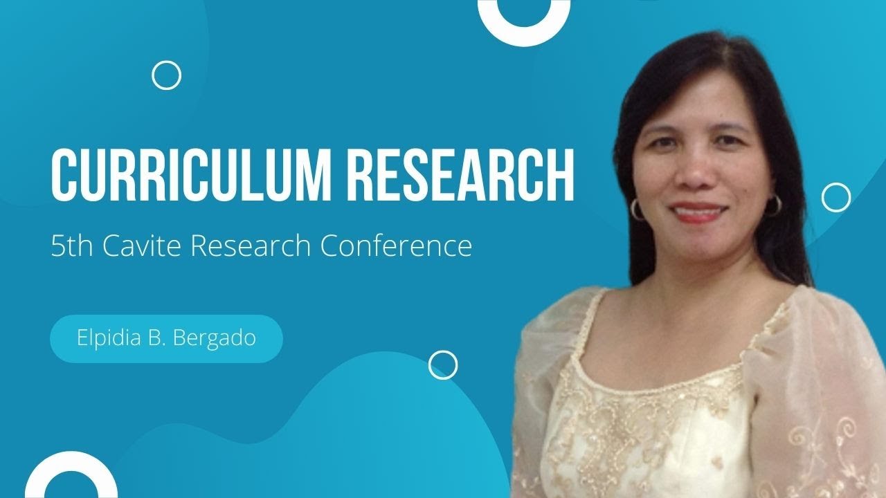 DepEd Cavite Chief on Curriculum Research Studies - YouTube