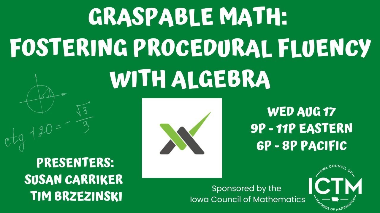 Graspable Math: Fostering Procedural Fluency with Algebra - YouTube
