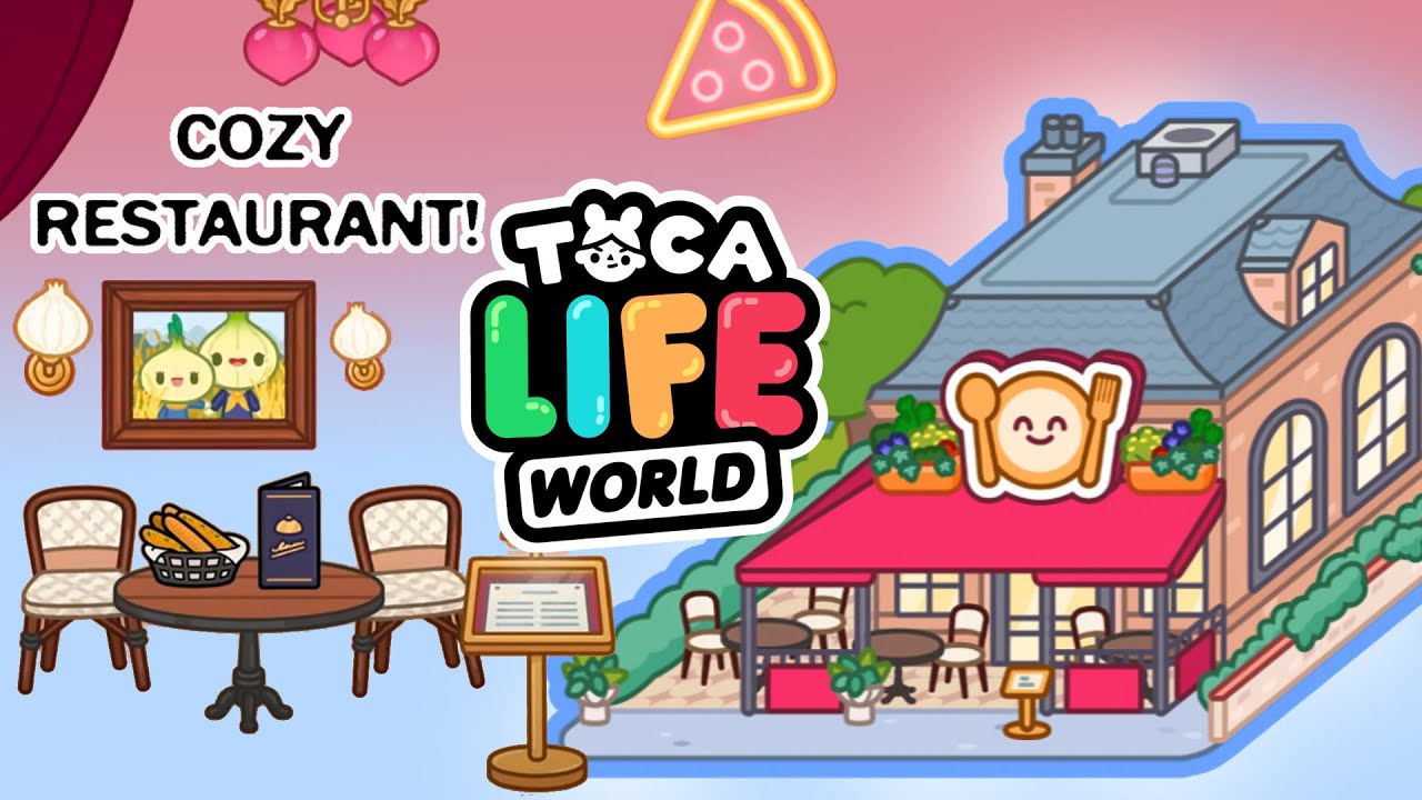 Toca life world przytulna restauracja 🥦 Nowy pakiet toca boca cozy ...