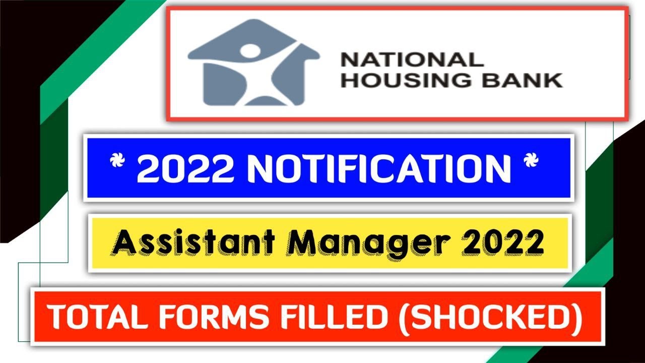 Total Forms Filled NHB AM 2022 | National Housing Bank Assistant ...