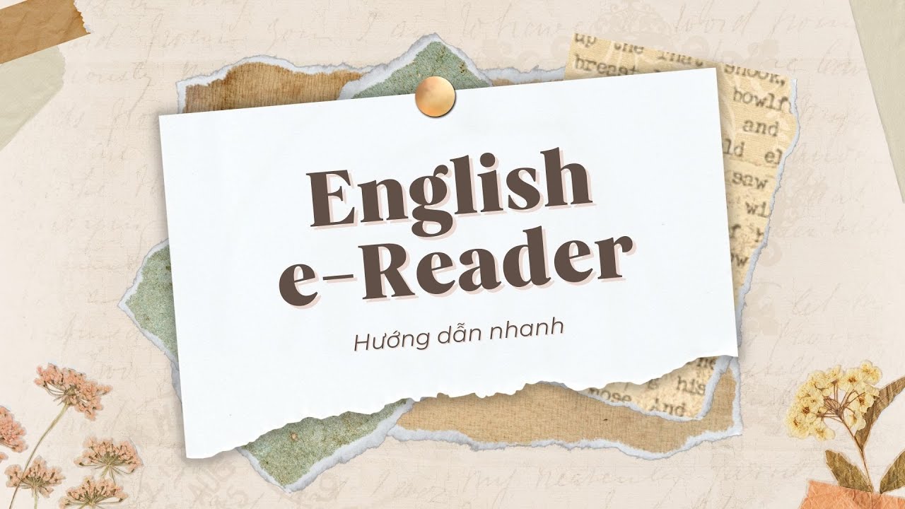 Hướng dẫn sử dụng English e-Reader - YouTube
