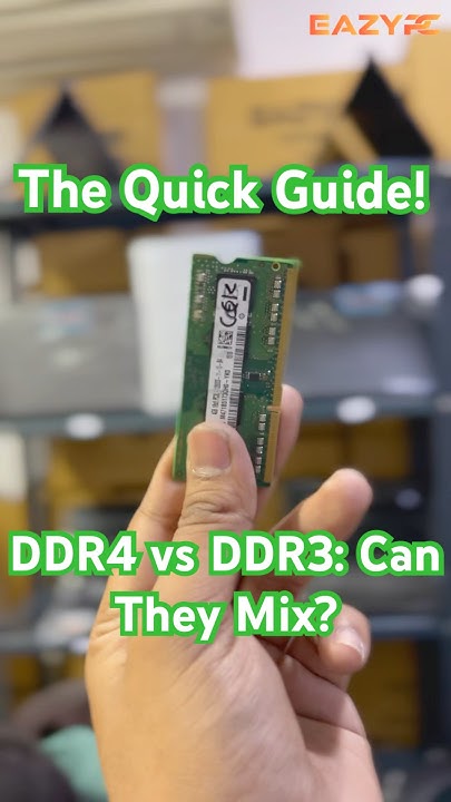 DDR3 vs DDR4 Ram: Can They Mix? What is the difference? #ram #laptop #eazypc #shorts - YouTube