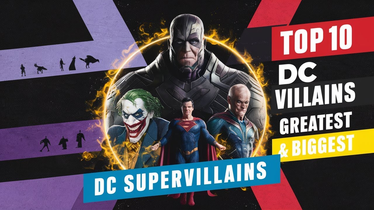 Top 10 Greatest and Biggest DC⚡ Supervillains 😈 | Filmi Avenger - YouTube