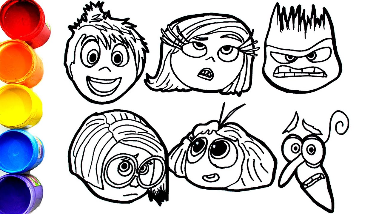 🔴🔴 How to DRAW to Joy - disgust, Anger, Envy, Anxiety, Fear, Ennui ...