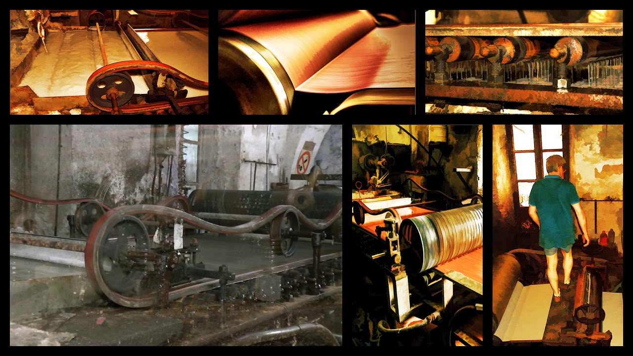 La macchina continua - Paper-making machine - YouTube