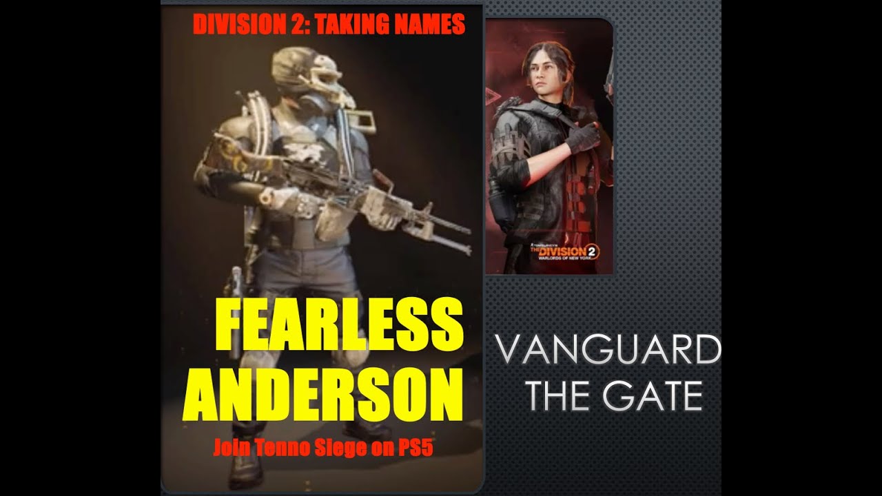 Tom Clancy's The Division 2: Vanguard (The Gate) - YouTube