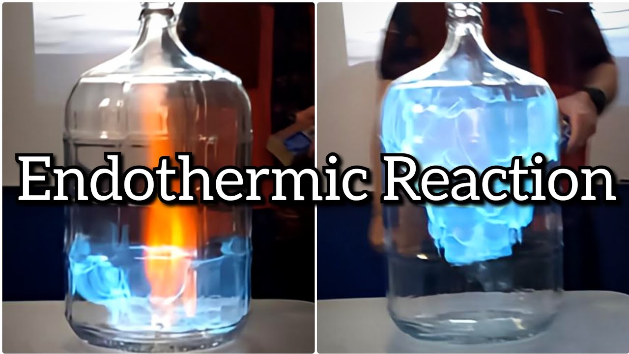 Endothermic Reaction created by science teacher (explosion) | Gavalexy ...