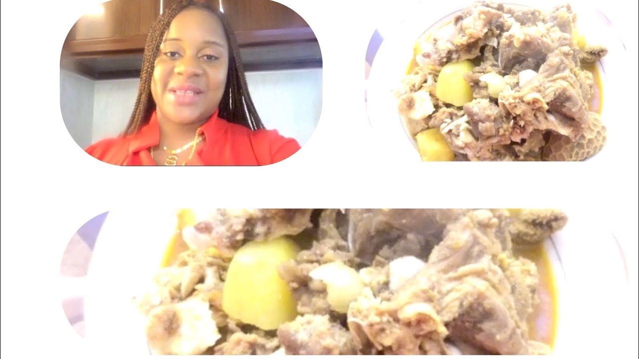 GOAT MEAT HEAD RECIPE/PEPPER SOUP TASTY GOAT MEAT HEAD - YouTube