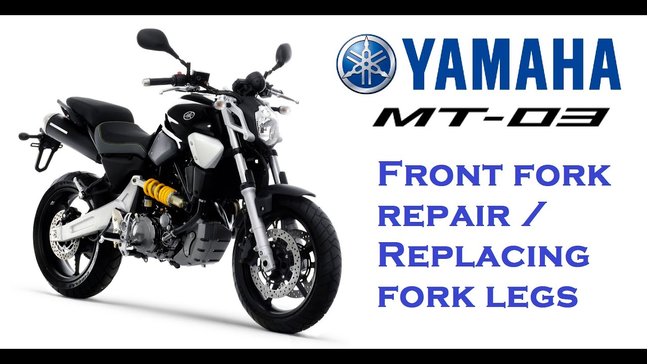 Front Fork repair / legs replacement Yamaha MT-03 - YouTube