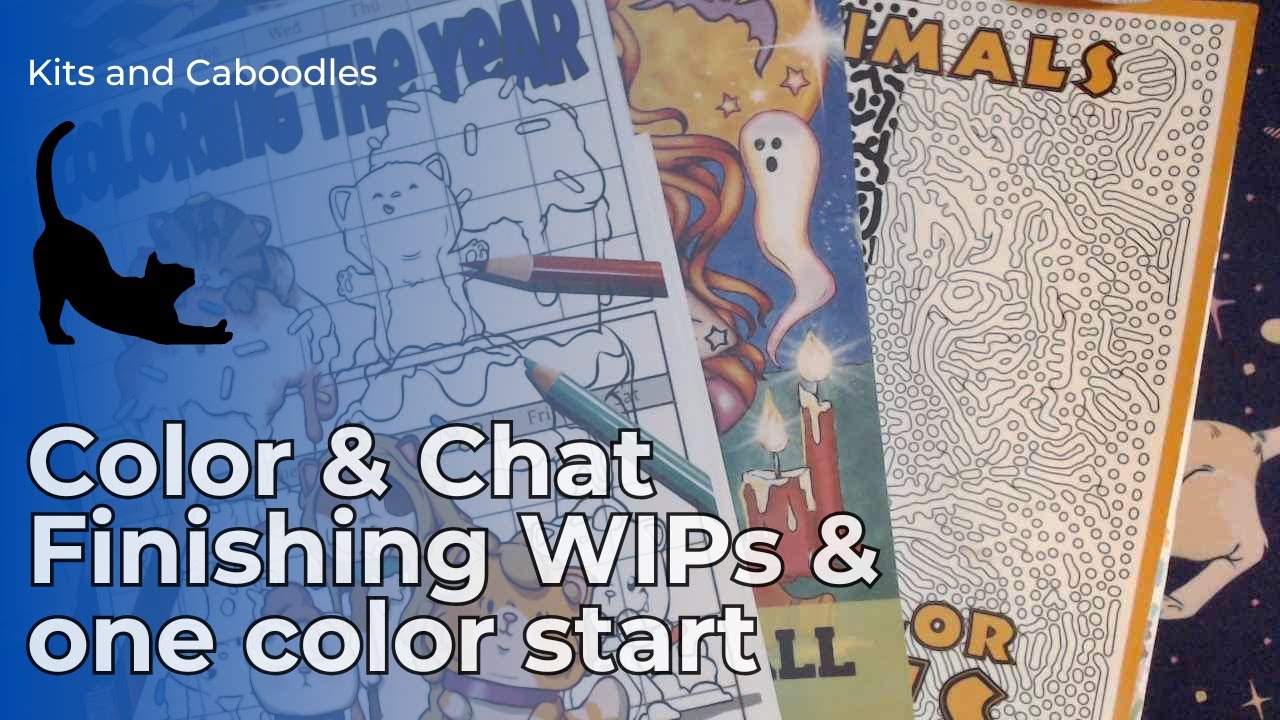 Color & Chat: finishing WIPs & one color start - YouTube