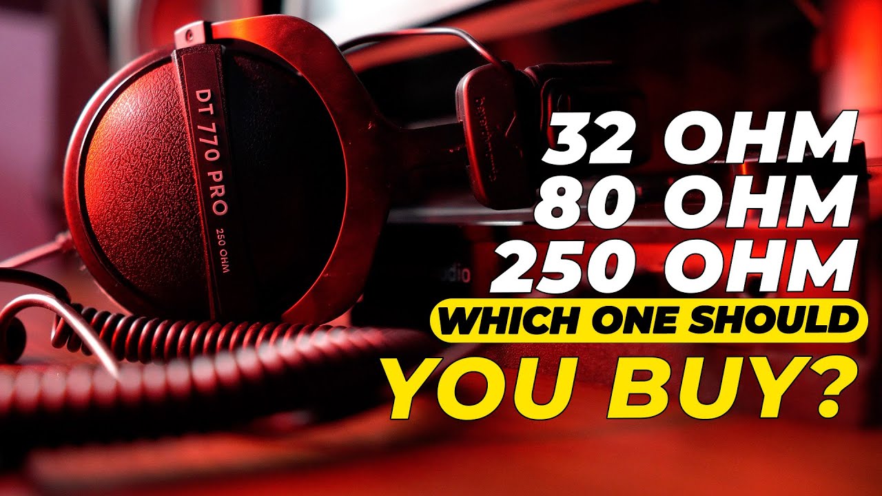 Select 32 OHM or 80 OHM or 250 OHM? Beyerdynamic DT 770 Pro - YouTube