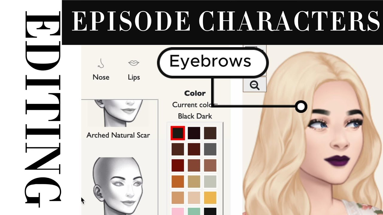 EDITING/REVAMPING MY EPISODE CHARACTERS - YouTube