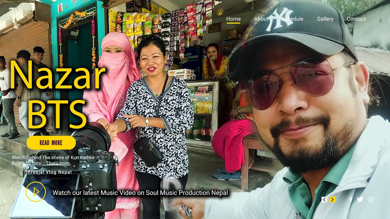 Kun Kaihke-NAZAR Shooting BTS || Shreejal Vlog Nepal - YouTube