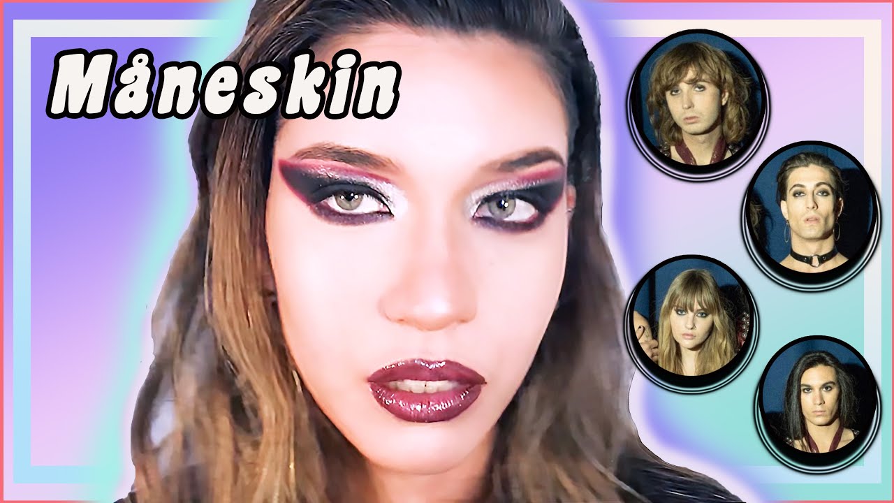 Måneskin makeup | TUTORIAL DE MAQUILLAJE inspirado en el grupo Italiano ...