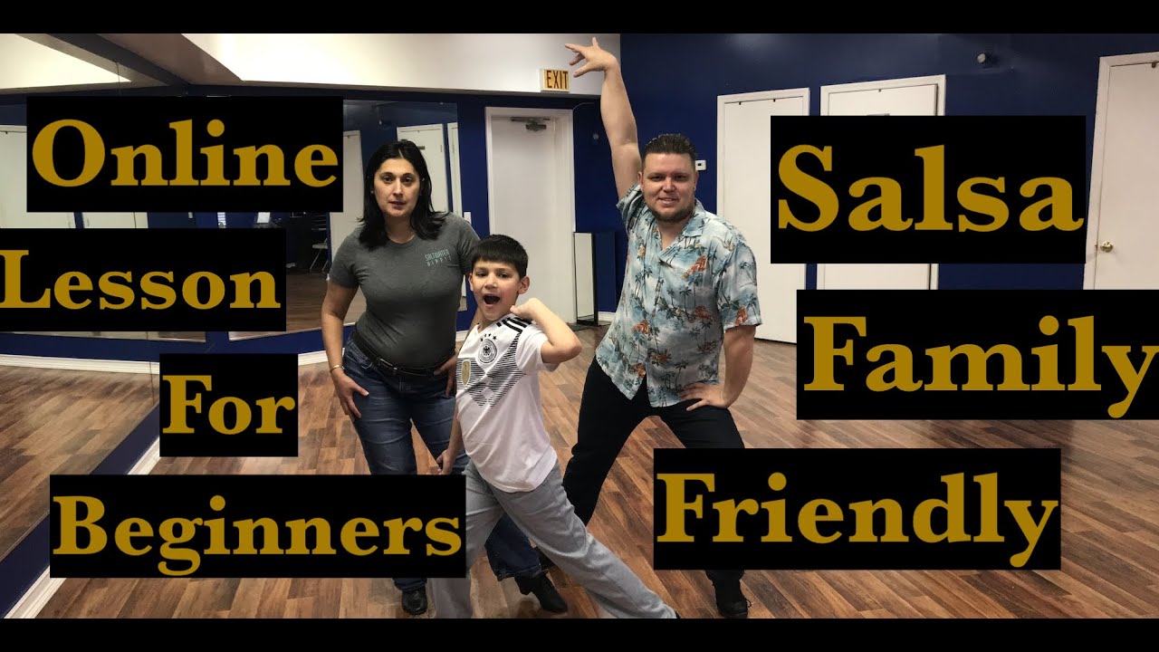 How to dance Salsa for beginners Online lesson Family Friendly - YouTube