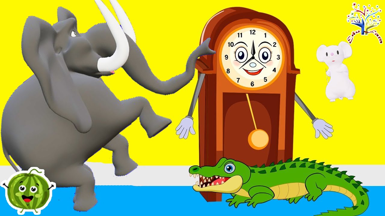 Hickory Dickory Dock AI86 || Super simple kids song || Kids Songs and ...