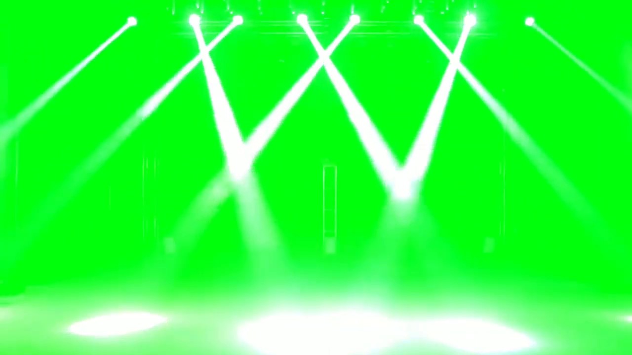 Disco light DJ light animation effect light DJ fx green screen video ...